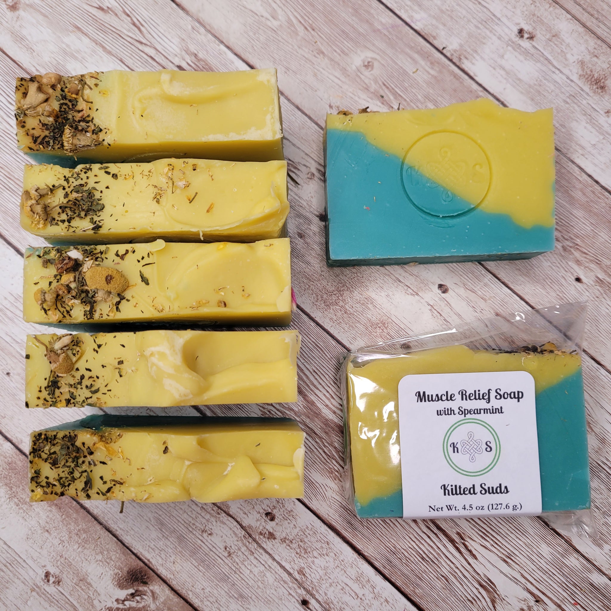 Muscle Relief Bar Soap (Chamomile & Spearmint) – Kilted Suds