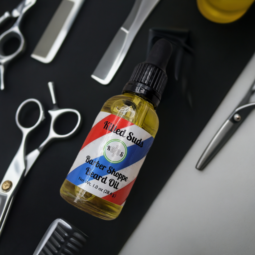 Barber Shoppe Beard Oil & Conditioning Oil – Kilted Suds